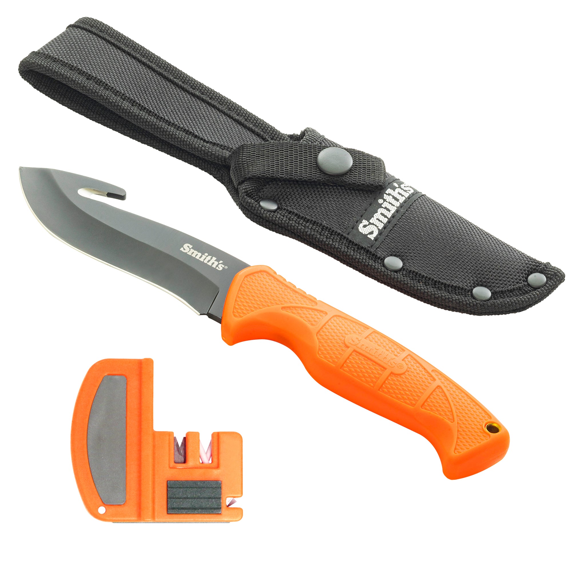 EdgeSport Fixed Blade Gut Hook Combo w/Sharpener – Smith's Products UK