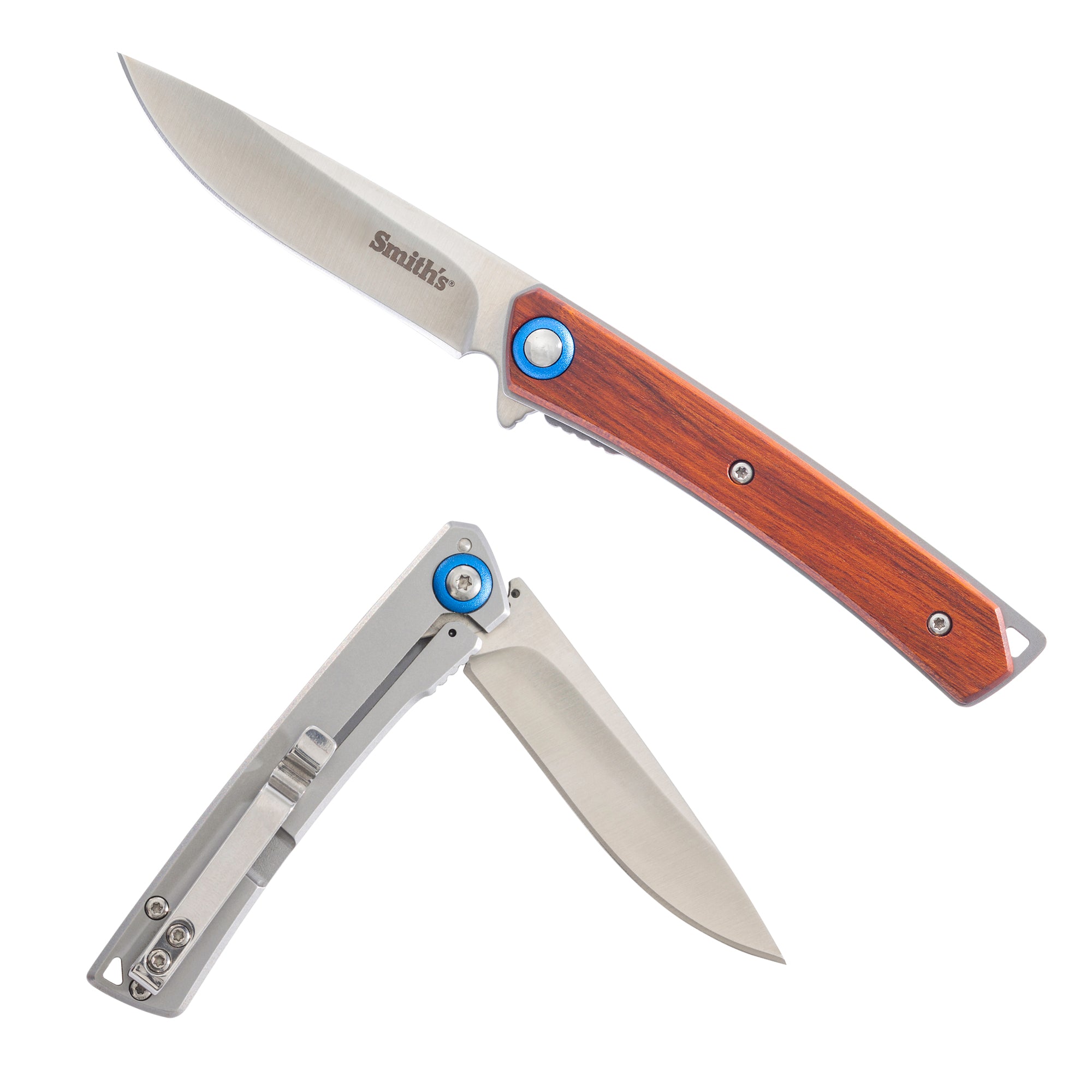 Ecesis 3" Blade Wooden Handle Folding Knife – Smith's Products UK